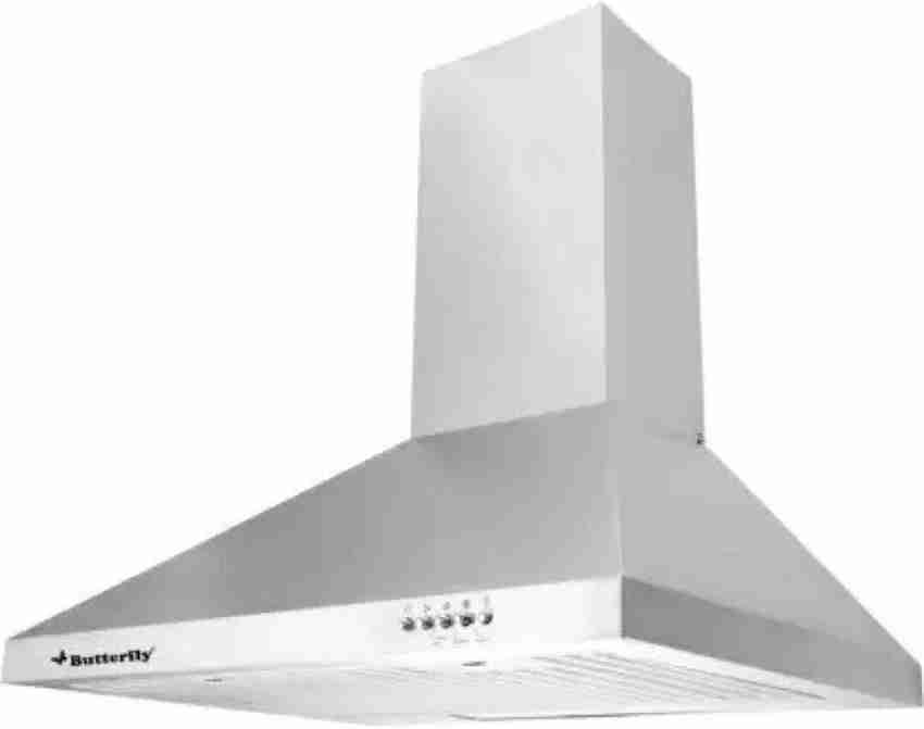Butterfly Rhino Wall Mounted Silver 700 m3 h Chimney Price in India Buy Butterfly Rhino Wall Mounted Silver 700 m3 h Chimney online at Flipkart