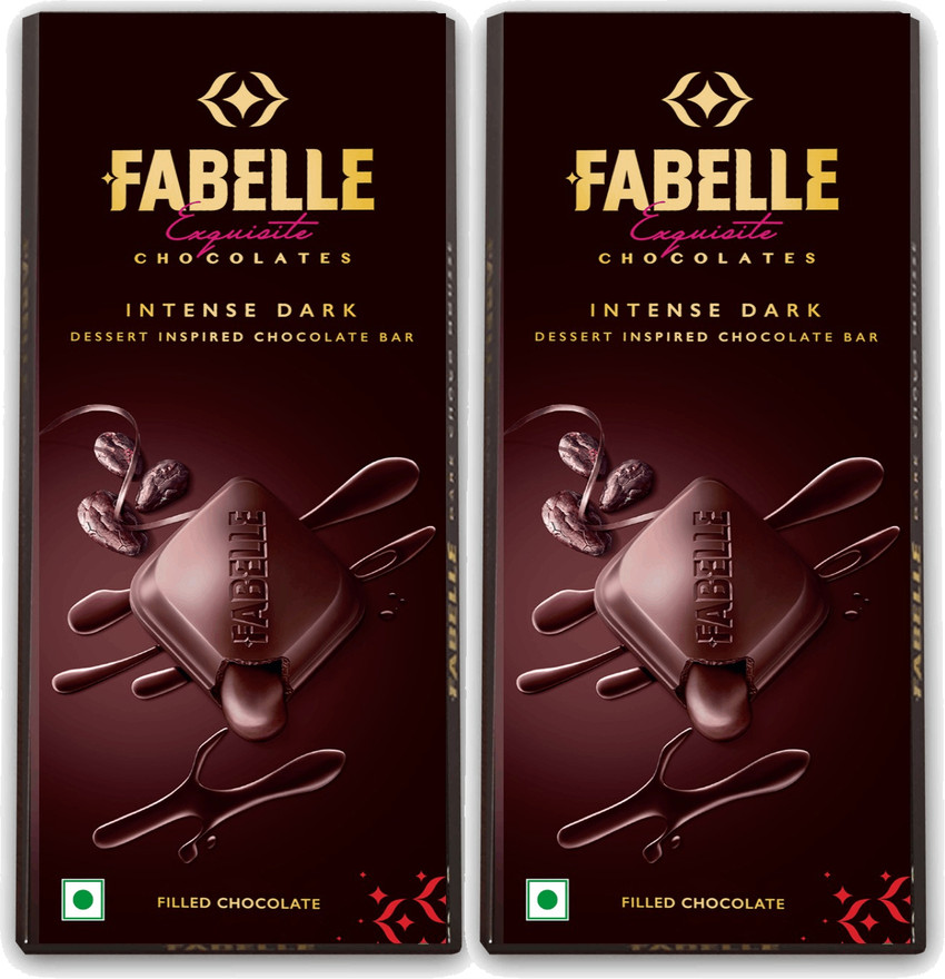 Fabelle Intense Dark Chocolate Bars Price in India Buy Fabelle Intense Dark Chocolate Bars online at Flipkart