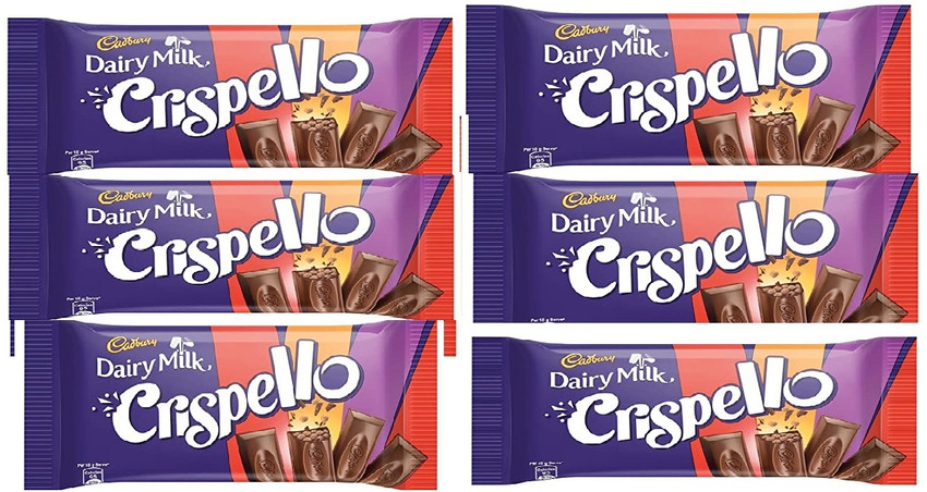 Dark Brown Cadbury Dairy Milk Crispello Chocolate, 35gm, 57% OFF