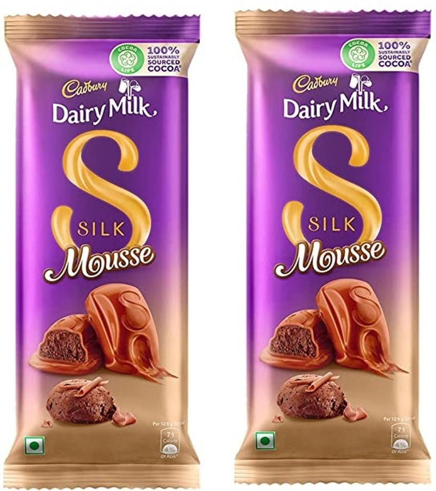 Cadbury Dairy Milk Silk Mousse Chocolate Bar Bars Price in India Buy Cadbury Dairy Milk Silk Mousse Chocolate Bar Bars online at Flipkart
