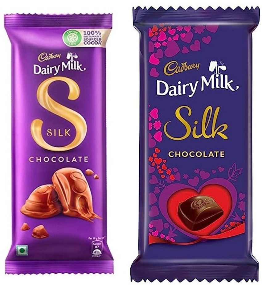 Brown Cadbury Dairy Milk Silk Ganache Chocolate Bar, 146 G, 41% OFF Brown Cadbury Dairy Milk Silk Ganache Chocolate Bar, 146 G, 41% OFF