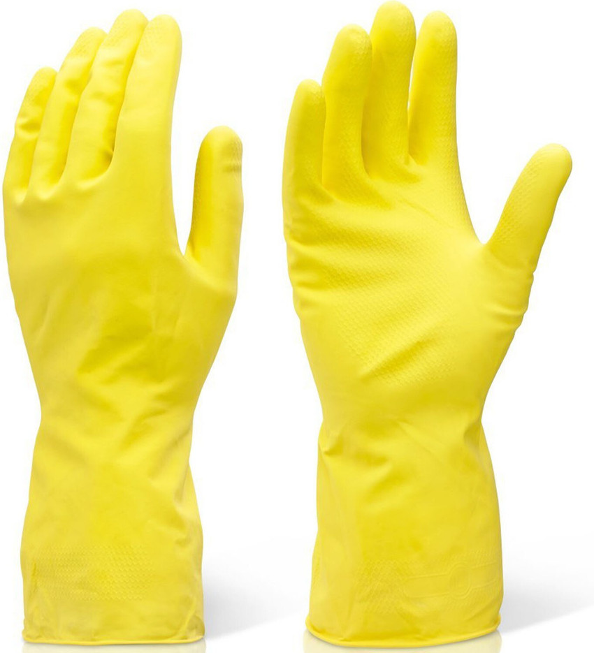 ZENVEXYO No 1 Household Rubber Gloves Hand Glove Washing Glove kitchen glove glove Wet and Dry Glove