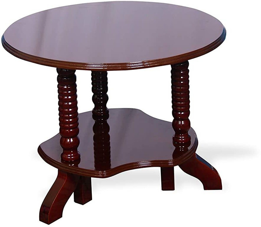 MONO FURN Wooden Round Tea poy Polished Finish Engineered Wood Coffee Table Price in India Buy MONO FURN Wooden Round Tea poy Polished Finish Engineered Wood Coffee Table online