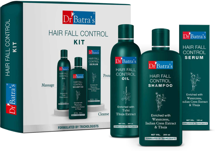 Dr Batra s Hair Fall Control Kit Thicker Stronger Fuller Hair 525 ml Price in India Buy Dr Batra s Hair Fall Control Kit Thicker Stronger Fuller Hair 525 ml online