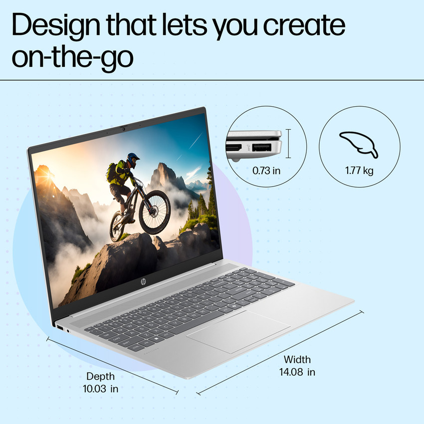 HP Pavilion AI PC Intel Core Ultra 7 155U - (16 GB/512 GB HP Pavilion AI PC Intel Core Ultra 7 155U - (16 GB/512 GB