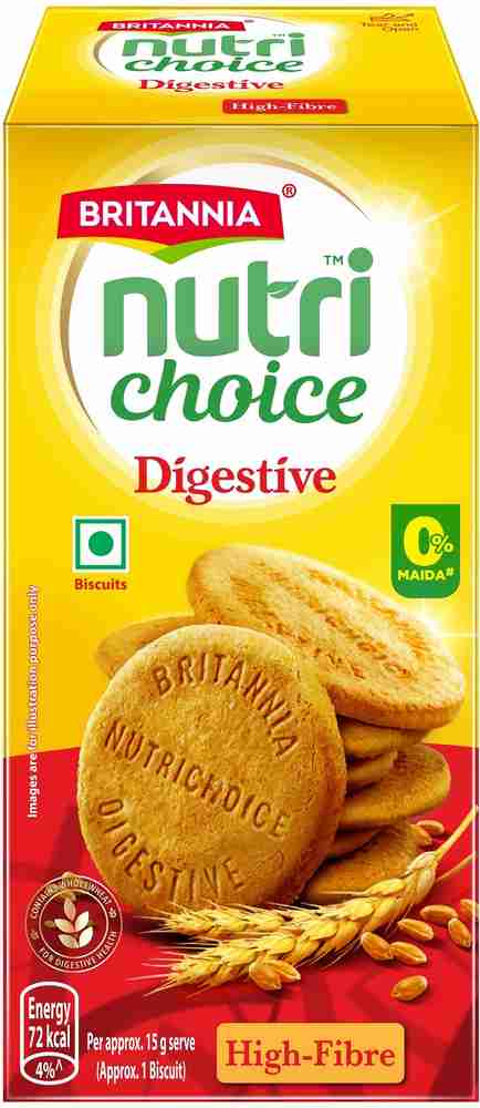 BRITANNIA Nutri Choice High Fibre Biscuits Digestive Biscuit