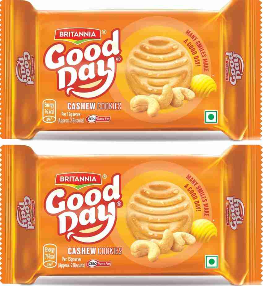 BRITANNIA Good Day Cashew Cookies Biscuit Price in India Buy BRITANNIA Good Day Cashew Cookies Biscuit online at Flipkart