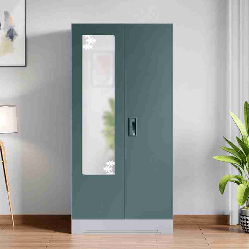 Godrej Interio Slimline 2 Door with Locker and Drawer and Star Design Mirror Metal Almirah Price in India Buy Godrej Interio Slimline 2 Door with Locker and Drawer and Star Design