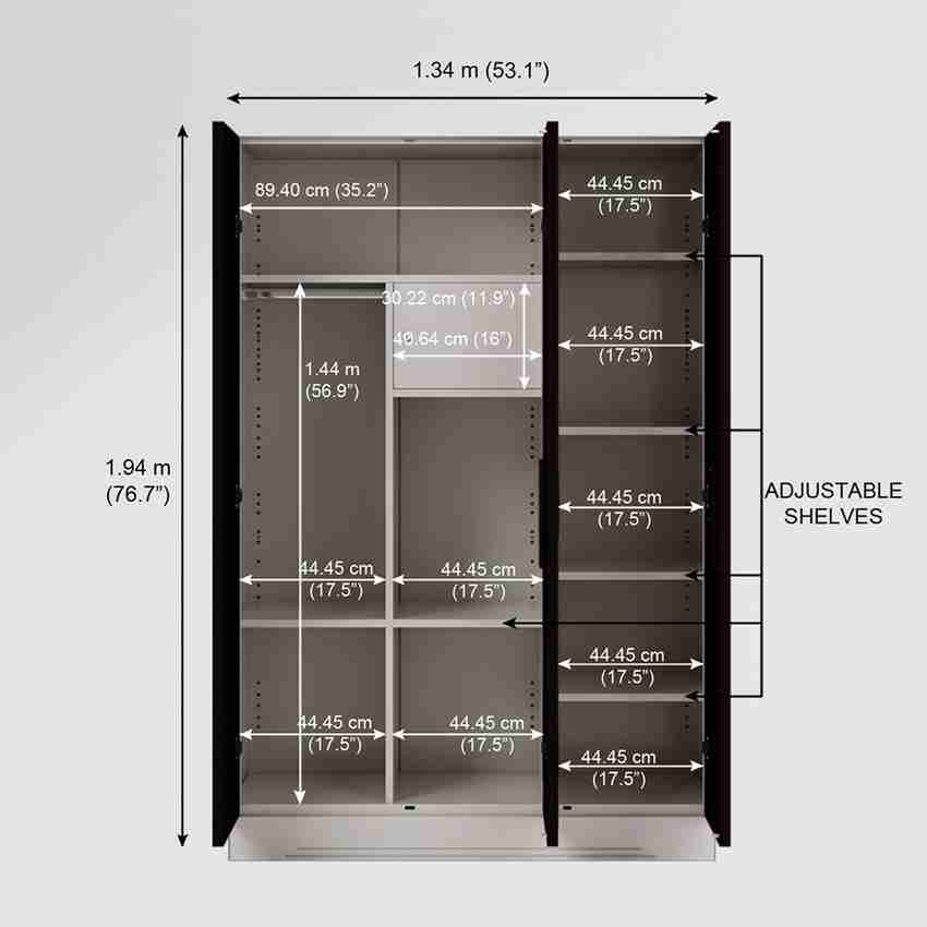 Godrej interio slimline 3 door store