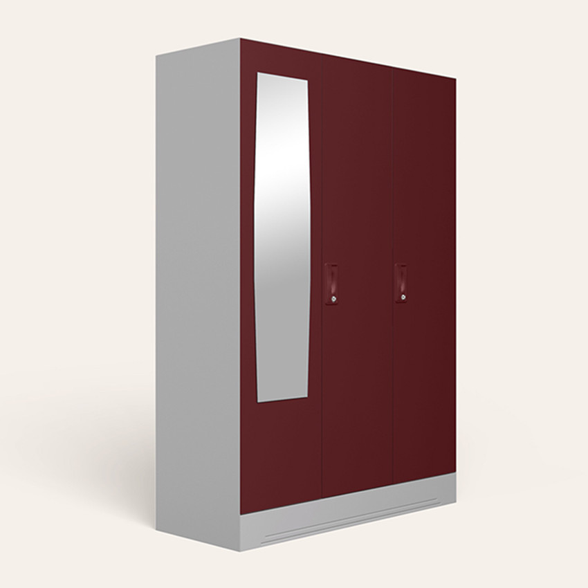 Godrej Interio Slimline 3 Door with Locker Drawer and Mirror Metal Almirah Price in India Buy Godrej Interio Slimline 3 Door with Locker Drawer and Mirror Metal Almirah online at Flipkart