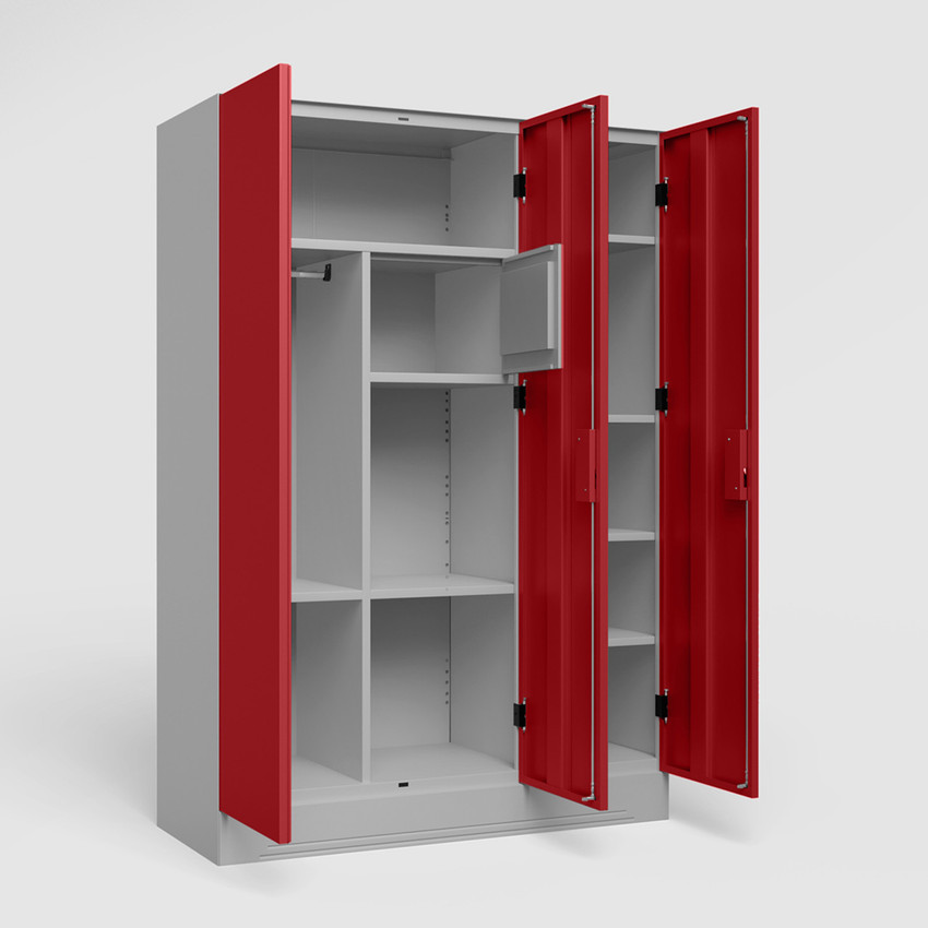 3 door steel cupboard store