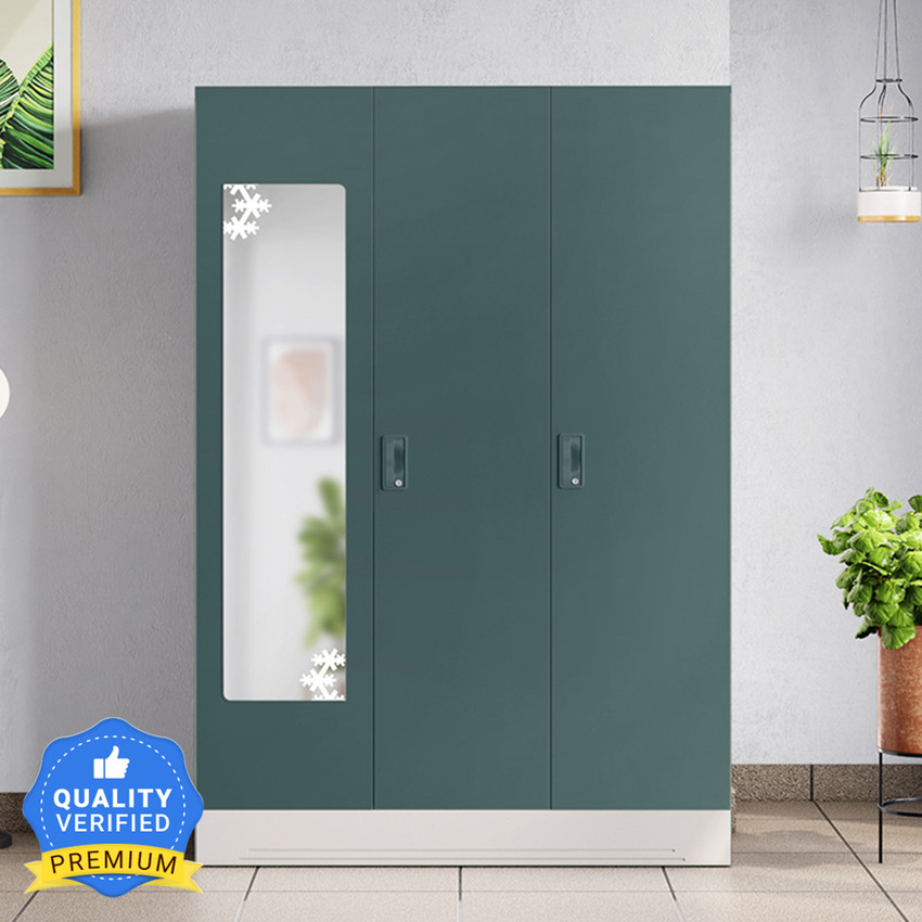 Godrej 3 door steel wardrobe store