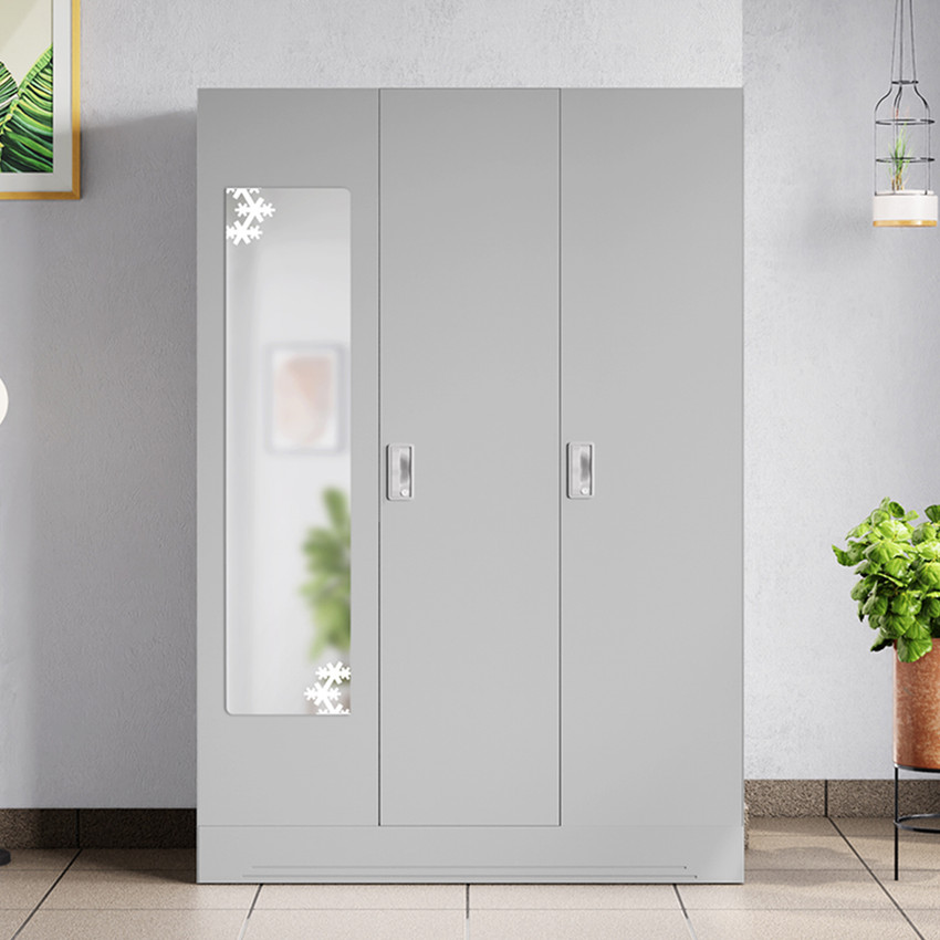 Godrej Interio Slimline 3 Door with Locker and Star Design Mirror Metal Almirah Price in India Buy Godrej Interio Slimline 3 Door with Locker and Star Design Mirror Metal Almirah online