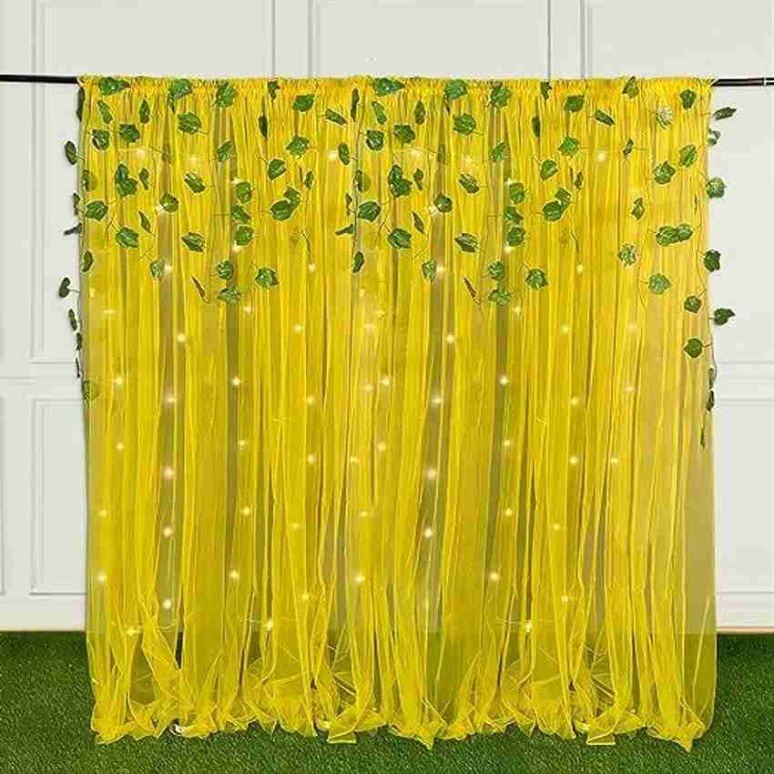 specialyou.in Gold Yellow net curtain artificial green for decoration vines pack of 10 Items Price in India Buy specialyou.in Gold Yellow net curtain artificial green for decoration vines pack