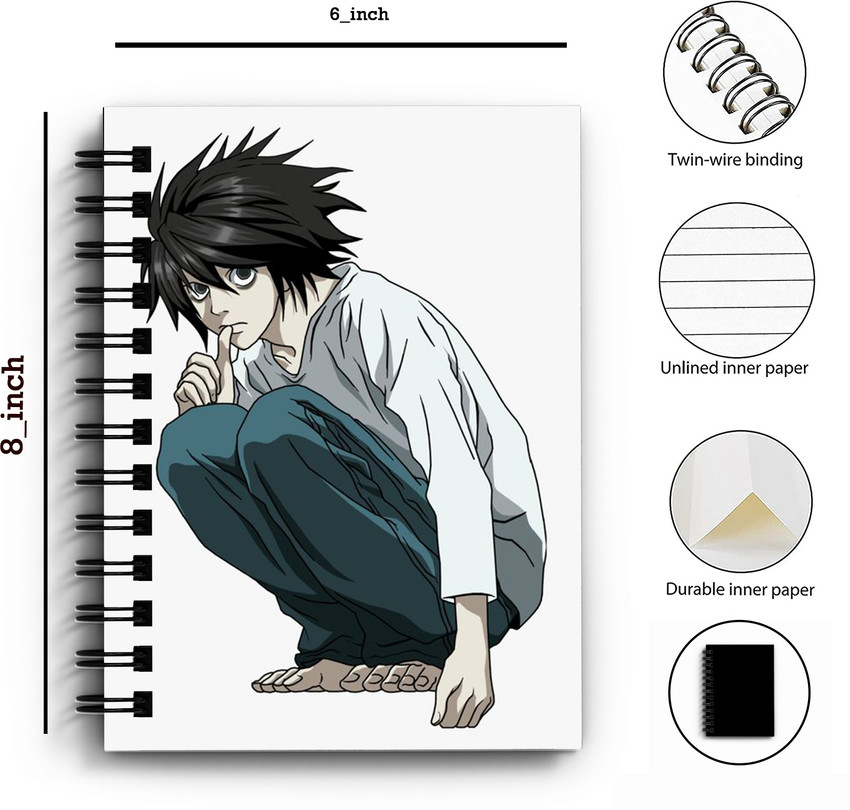 L Death Note Sitting