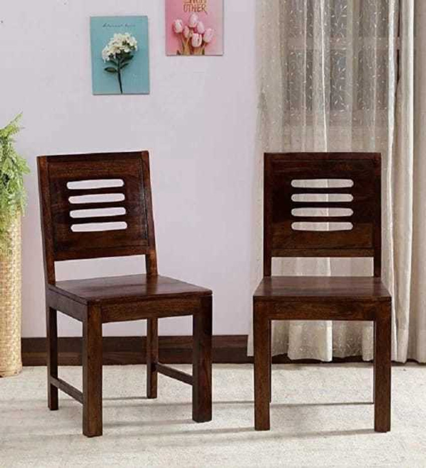Douceur Furnitures Solid Wood Sheesham Wood 2 Dining Chairs For Dining Room Restaurants Solid Wood Dining Chair Price in India Buy Douceur Furnitures Solid Wood Sheesham Wood 2 Dining Chairs For