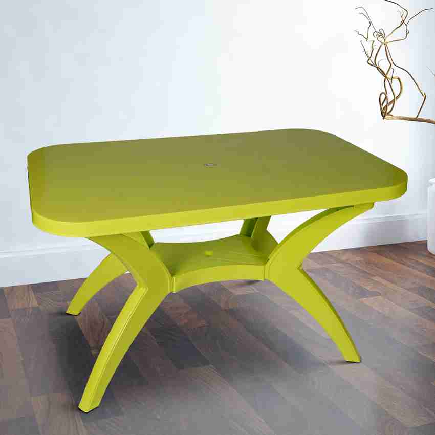 Furniture Yard Mango Party Outdoor Cafeteria Plastic 4 Seater Dining Table Price in India Buy Furniture Yard Mango Party Outdoor Cafeteria Plastic 4 Seater Dining Table online at Flipkart