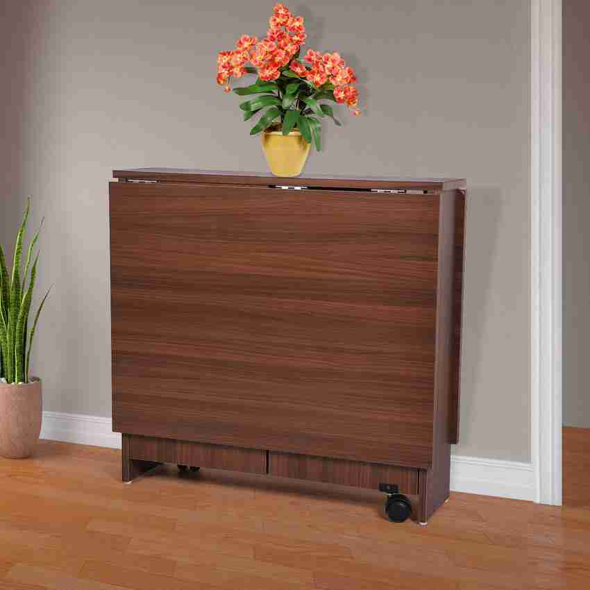 SHAIMOON table Drop Leaf table convertible 2 4 6 Seater with 2 tier Storage Small Engineered Wood 6 Seater Dining Table Price in India Buy SHAIMOON table Drop Leaf table convertible 2 4 6 Seater
