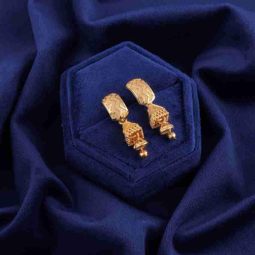 Flipkart Buy Delfa Clothing Gold Plated Latest Fancy Earrings For Women and Girls Alloy Jhumki Earring Online at Best Prices in India