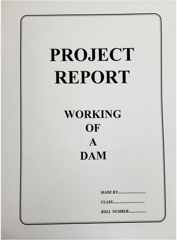 Dam Model Science Project