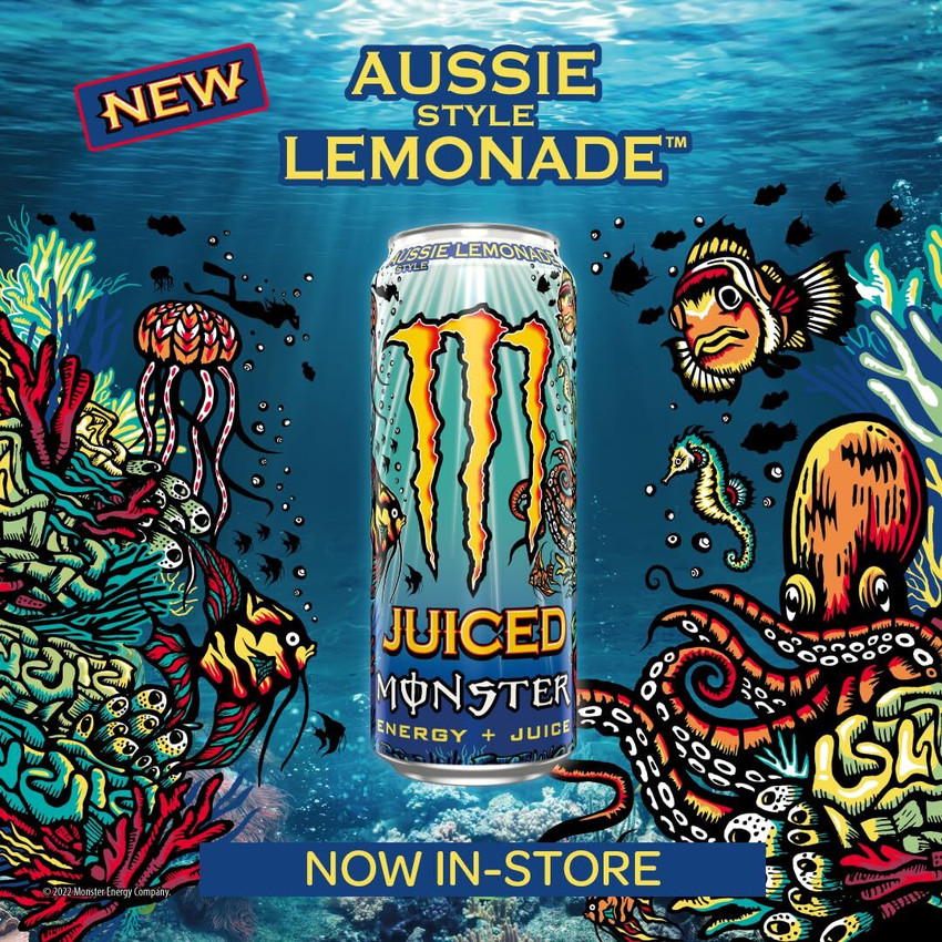 Monster Energie Designs 0 Calorie, 0 Sugar Monster Energy "Ultra"