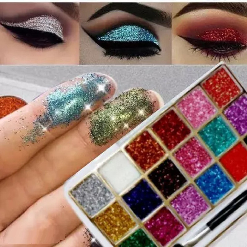 Very pigmented glitter eyeshadow store