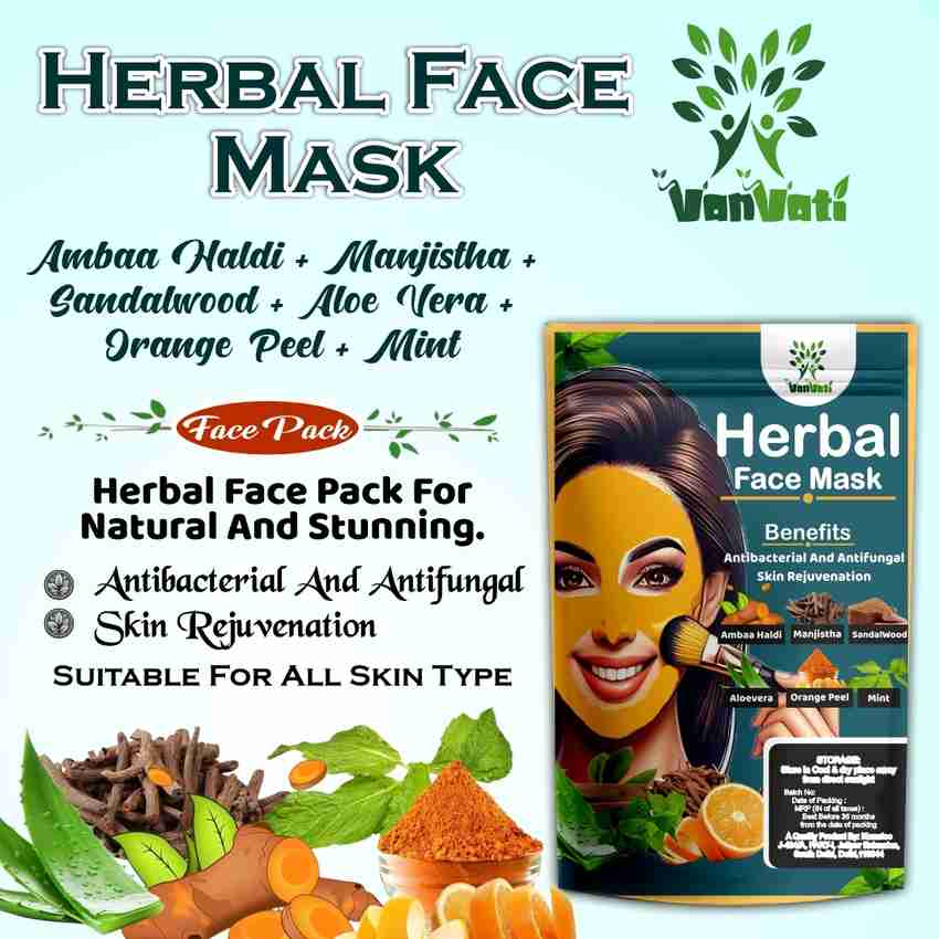 Herbal face mask store