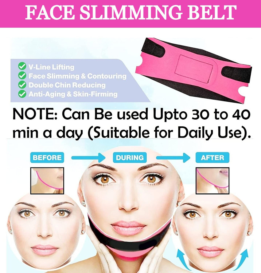 Chin Shaper Anti Wrinkle Elastic Face Slimming Bandage For Women V