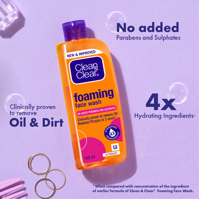 Clean Clear Foaming Face wash 390ml Clinically proven Pimple Acne removal Face Wash Price in India Buy Clean Clear Foaming Face wash 390ml Clinically proven Pimple Acne