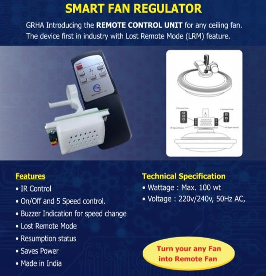 Types Of Ceiling Fan Regulators | Shelly Lighting