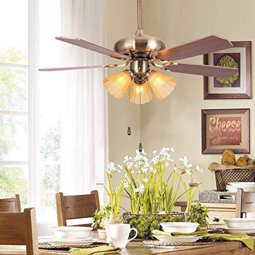 Dining Room Ceiling Fans EUROPEAN STYLE CEILING FANS WITH LIGHTS At