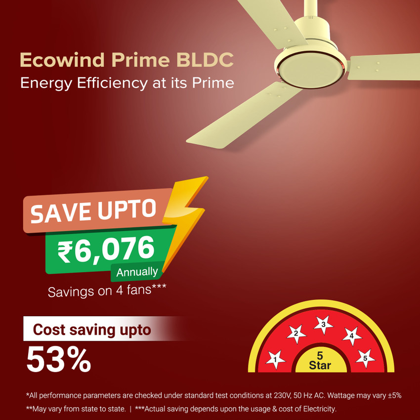 5 Star Rating Ceiling Fan In India | Shelly Lighting