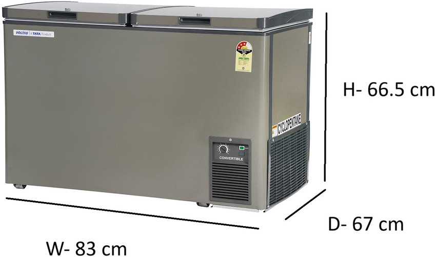 Voltas 277 L Double Door Standard Deep Freezer Price in India Buy Voltas 277 L Double Door Standard Deep Freezer online at Flipkart