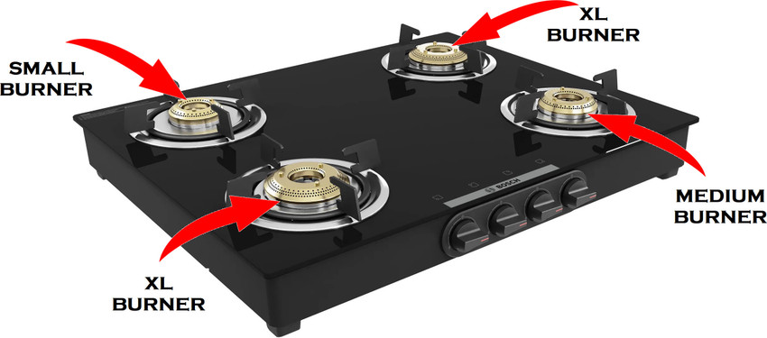 BOSCH GLASSTOP with Twin XL SABAF burners Easy Lift clean PNP0E6V10I Glass Manual Gas Stove Price in India Buy BOSCH GLASSTOP with Twin XL SABAF burners Easy Lift