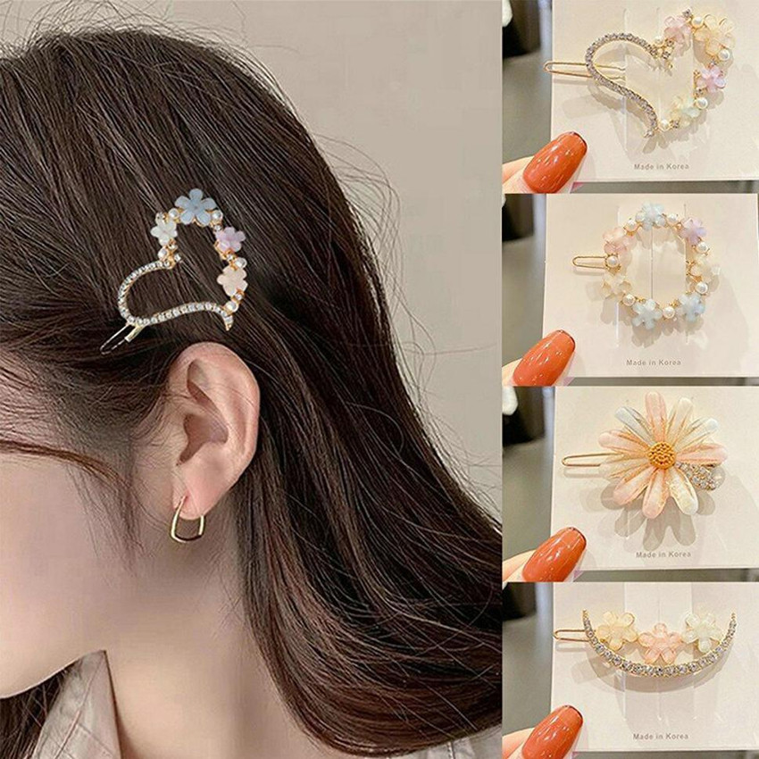 FIMBUL 4PC Decorative Hair Pins Clips Rhinestone Decorative Bobby Pins Crystal Hairpin Hair Pin Price in India Buy FIMBUL 4PC Decorative Hair Pins Clips Rhinestone Decorative Bobby Pins Crystal Hairpi...