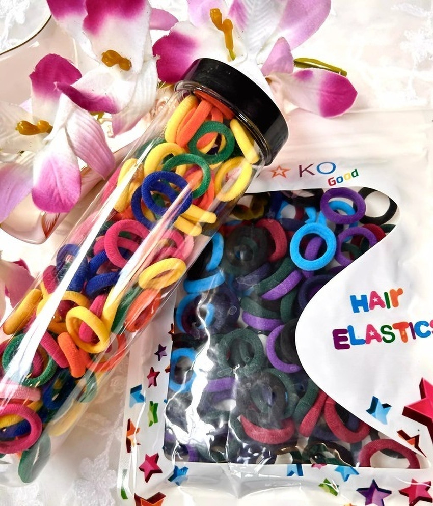 Tryzm Collection COMBO OF BABY SMALL MINI ELASTIC RUBBER BANDS PACK OF 1 BOTTLE 1 REFILL PAKET Hair Band Price in India Buy Tryzm Collection COMBO OF BABY SMALL MINI ELASTIC