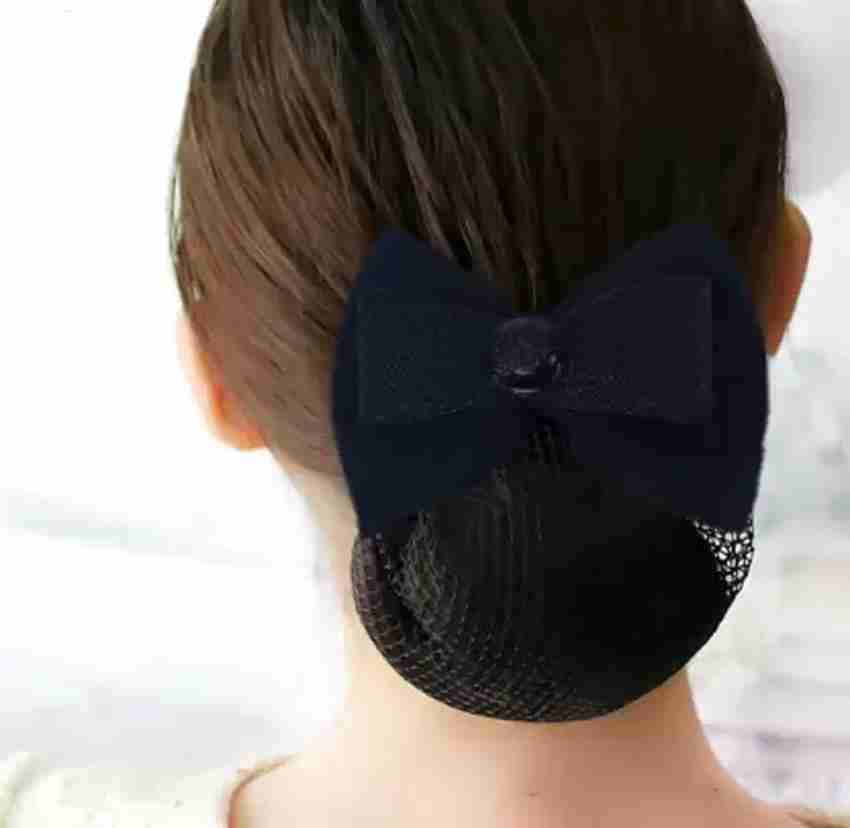 COACH PEP Women Bow Juda Net Barrette Hair Clip With Hair bun Cover net Set Of 2 Bun Price in India Buy COACH PEP Women Bow Juda Net