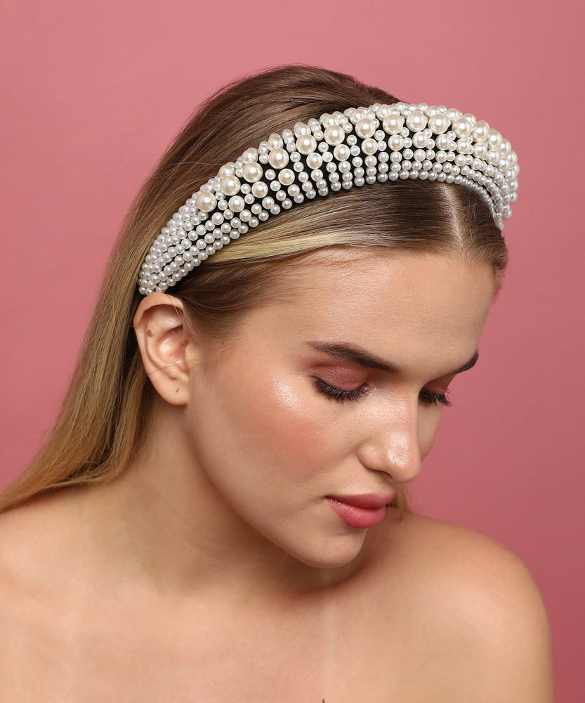 SOHI Off White Color Hairband Hair Band Price in India Buy SOHI Off White Color Hairband Hair Band online at Flipkart