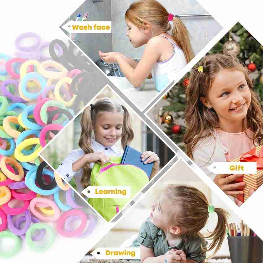Diversa Hair Bobbles Mini Rubber Band 20 mm Rubbers Ties for Baby Girls Pack of 200 Rubber Band Price in India Buy Diversa Hair Bobbles Mini Rubber Band 20 mm