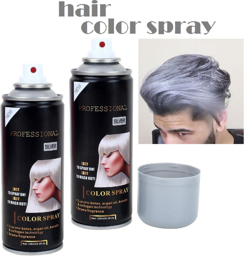 Metallic Silver Hair Color Metallic Grey / Metallic Gray Hair Color