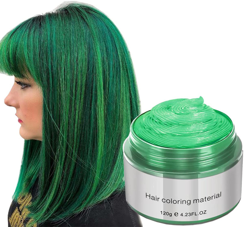 Dark Ash Green Hair Color
