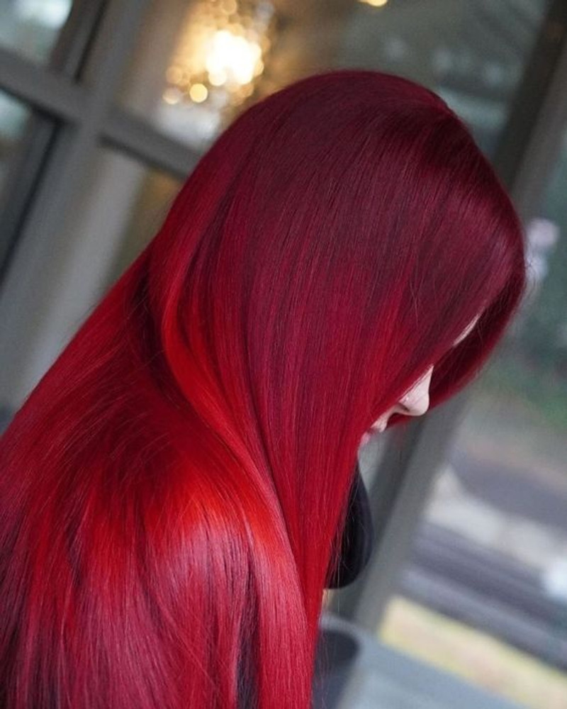 Red Purple Tint Hair