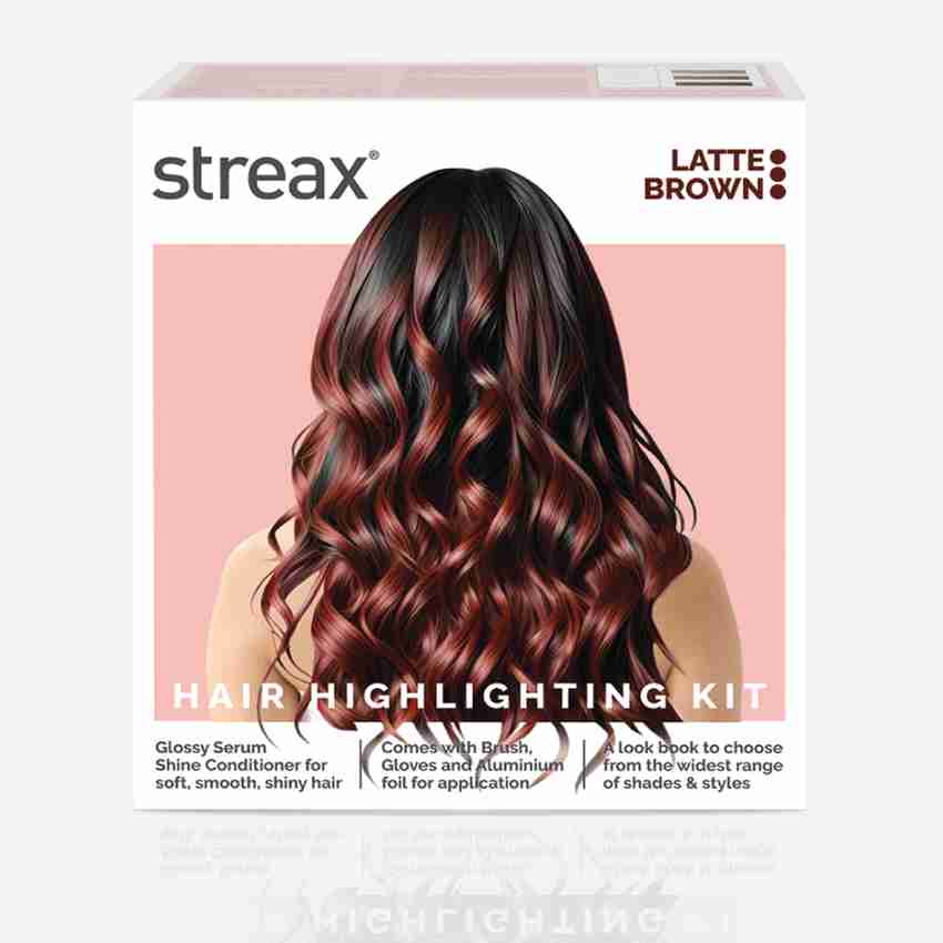 Highlight kit for brown hair store