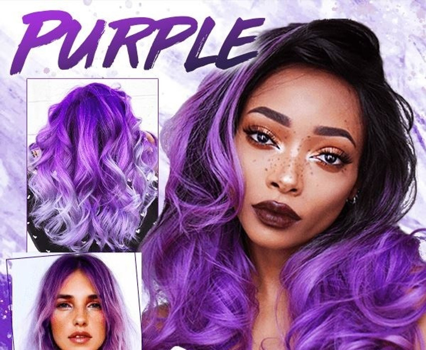 Light Purple Hair Men