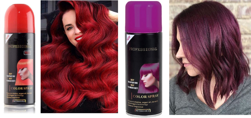 Red Violet Color Hair