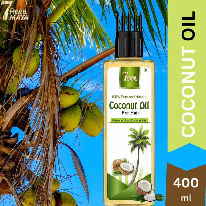 7Herbmaya Virgin Coconut Oil Reduces Hair Fall and Grows New Hair 100 Ayurvedic Oil Hair Oil Price in India Buy 7Herbmaya Virgin Coconut Oil Reduces Hair Fall and Grows New Hair