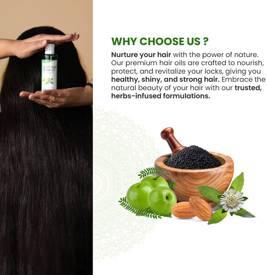 Mool Hair Grow Oil Ayurvedic With Bhringraj To Help Promote Hair Growth Hair Oil Price in India Buy Mool Hair Grow Oil Ayurvedic With Bhringraj To Help Promote Hair Growth Hair