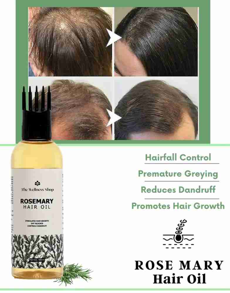 The Wellness Shop Rosemary Oil for Hair Regrowth Strength Daily Use Hair Oil Price in India Buy The Wellness Shop Rosemary Oil for Hair Regrowth Strength Daily Use Hair