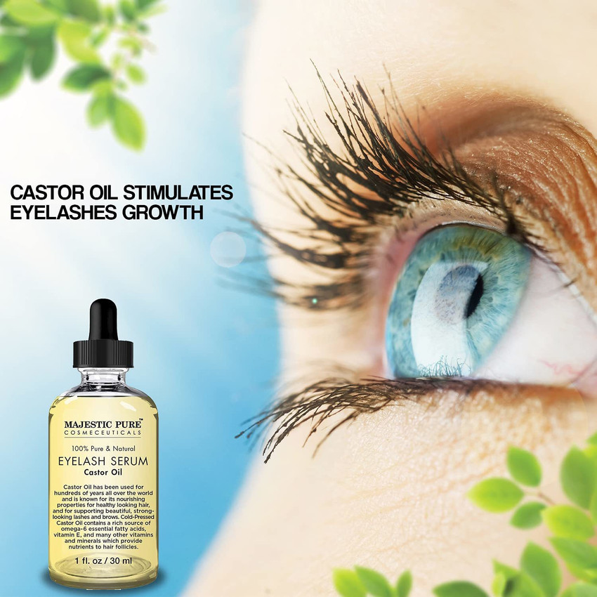 Castor oil eyelash growth store