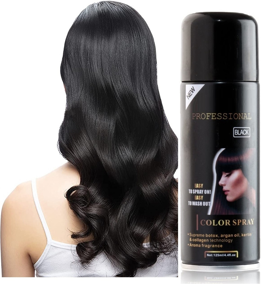 DARVING 1 Day Temporary Black Hair Color Spray Hair Spray Price in India Buy DARVING 1 Day Temporary Black Hair Color Spray Hair Spray Online In India Reviews Ratings Features Flipkart